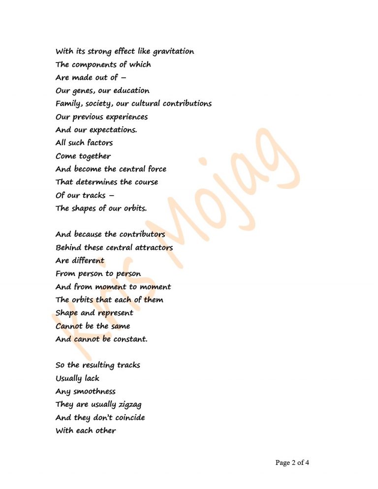 Poem : Human Experience - Kris Mojag